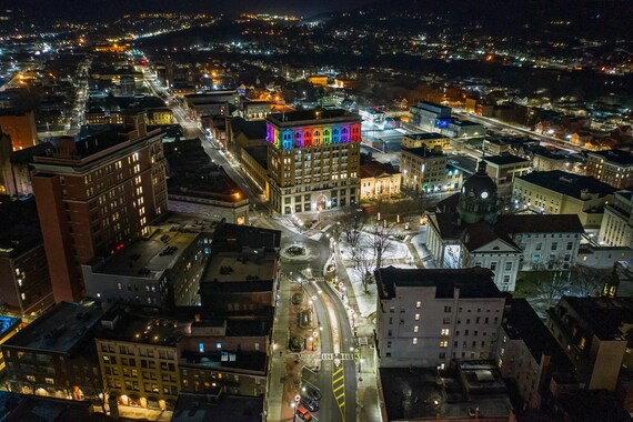 City of Binghamton Skyline Photograph - Etsy