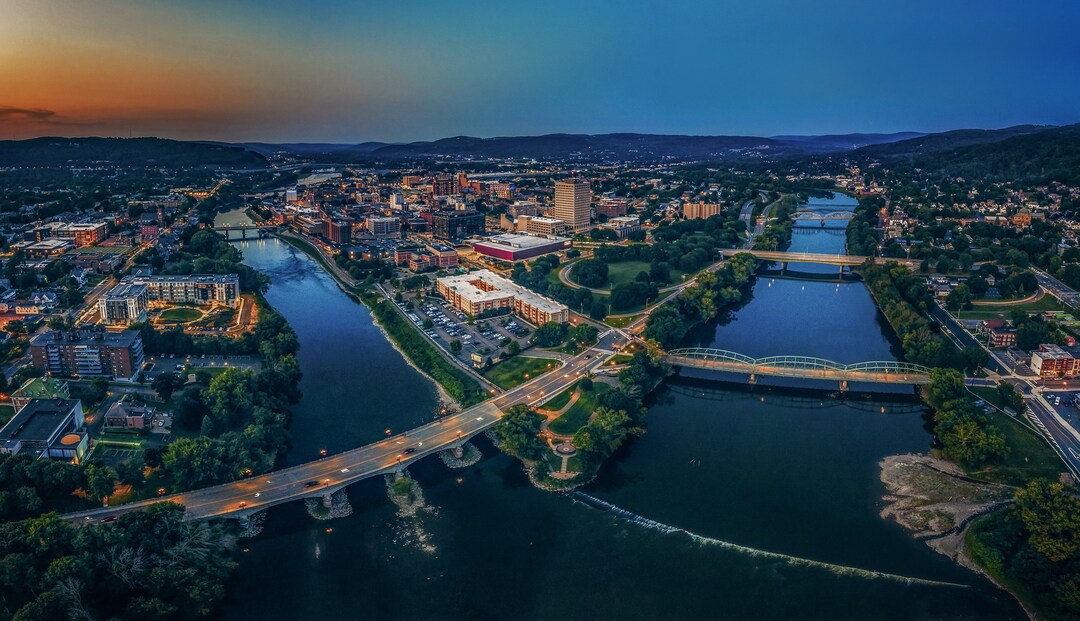 City of Binghamton Confluence Photograph - Etsy