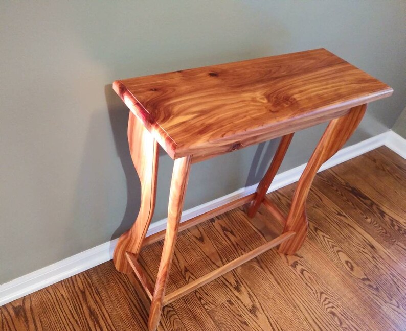 Small Cedar Entry Table - Etsy