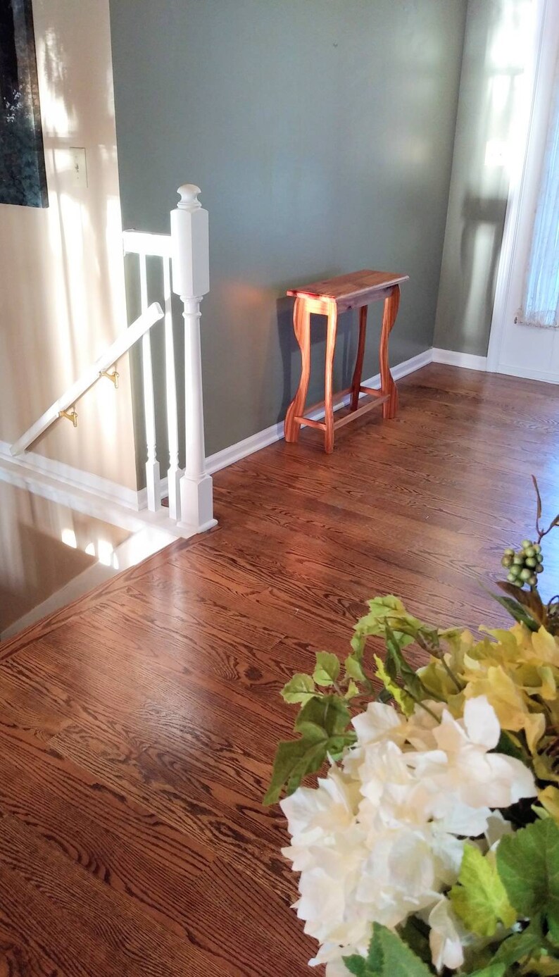Small Cedar Entry Table - Etsy