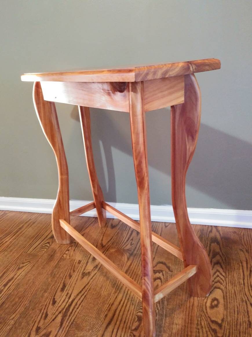 Small Cedar Entry Table - Etsy