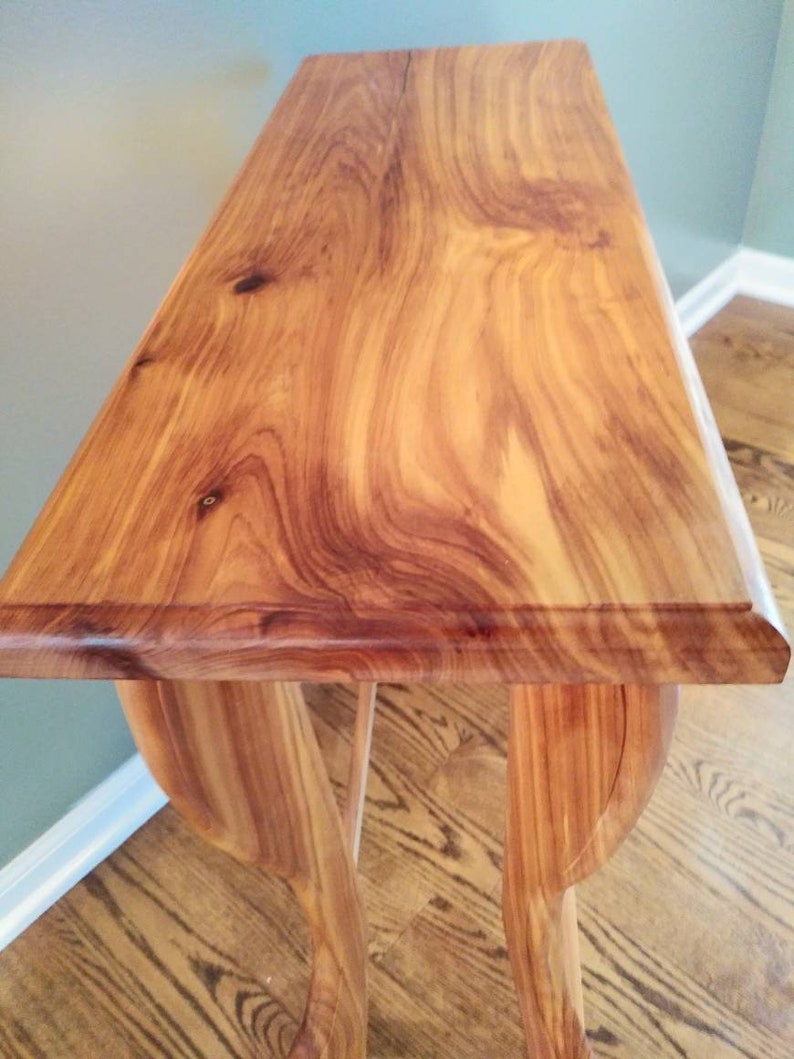 Small Cedar Entry Table - Etsy