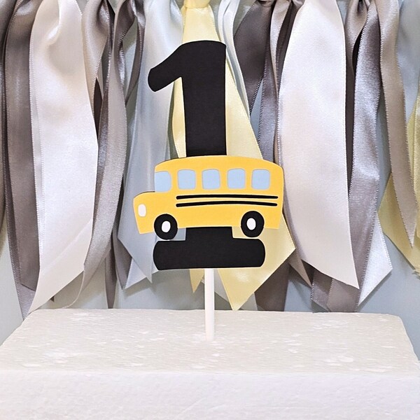 School Bus Cake Topper - Etsy