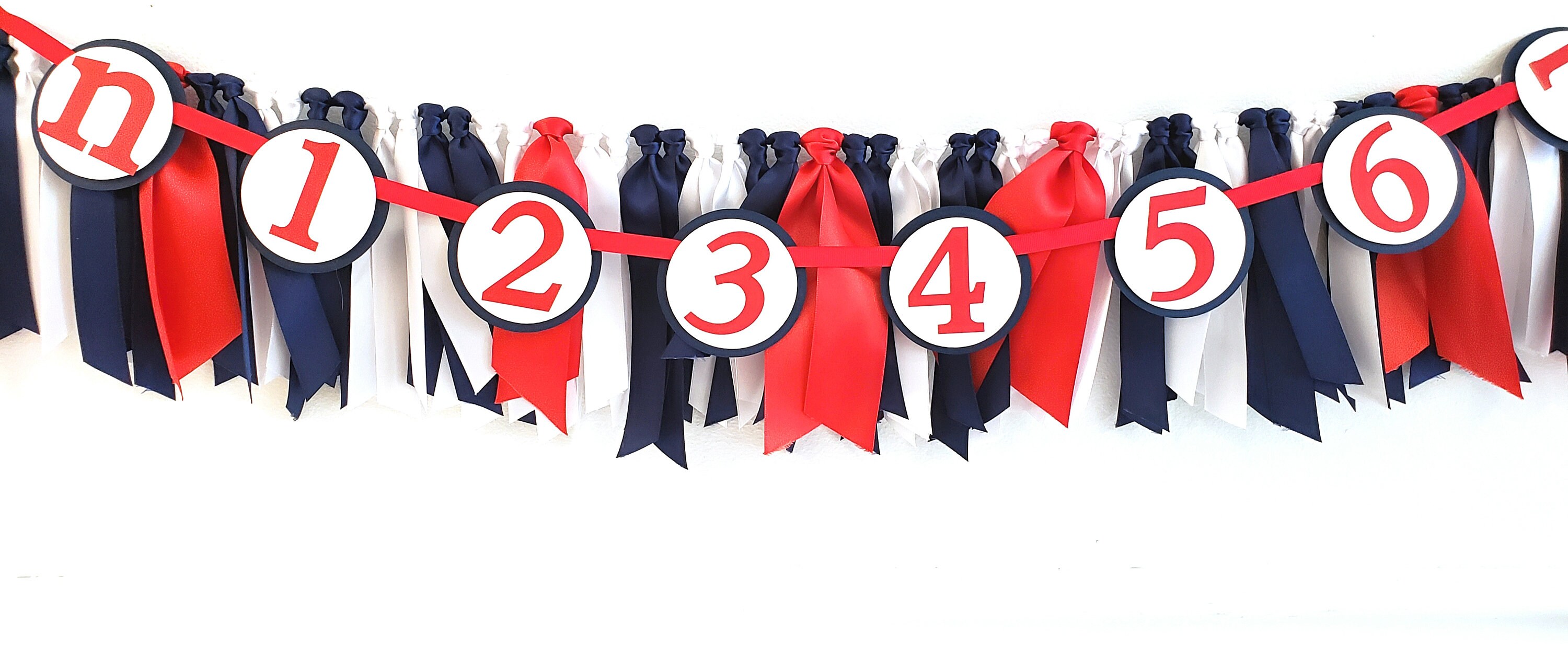 Baseball Milestone Photo Banner Photo Display Banner Navy | Etsy