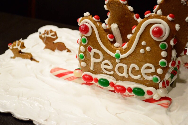 Gingerbread Fairy Original Whimsical Sleigh (large) - Etsy