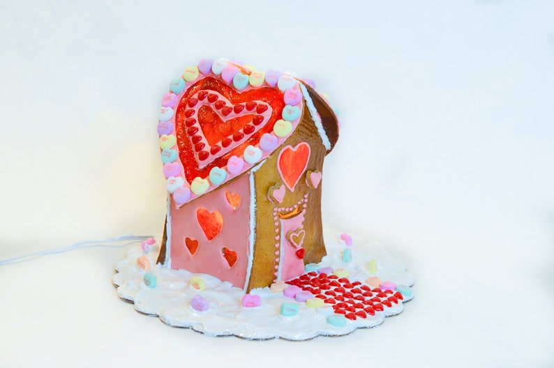 Valentine's Day Gingerbread House - Etsy