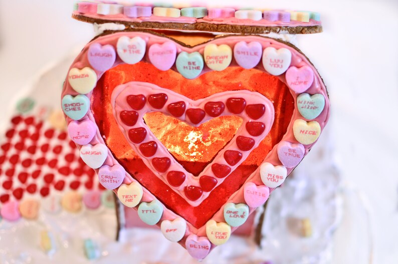Valentine's Day Gingerbread House - Etsy