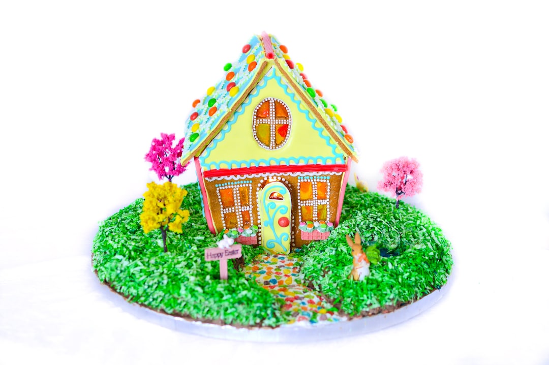 Easter Gingerbread House - Etsy