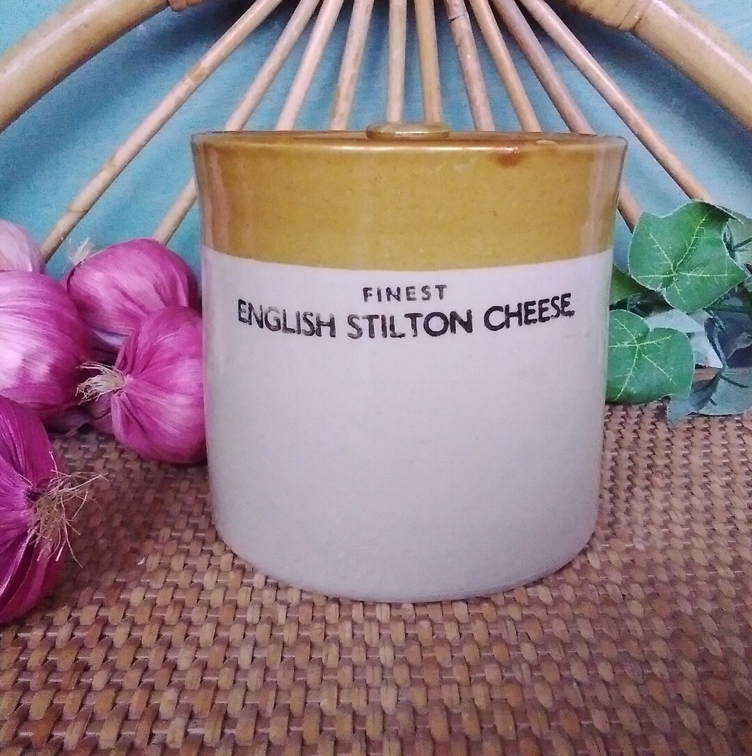 Vintage Stoneware Pottery Stilton Cheese Traditional With Lid - Etsy
