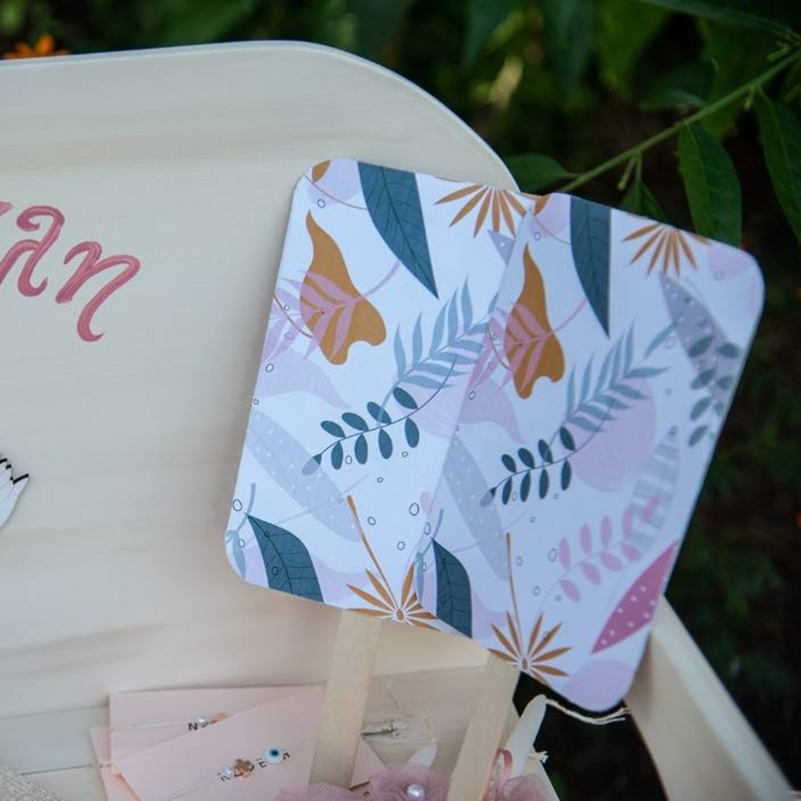 Lot of 10 Paper Fans for Wedding / Christening / Events - Etsy