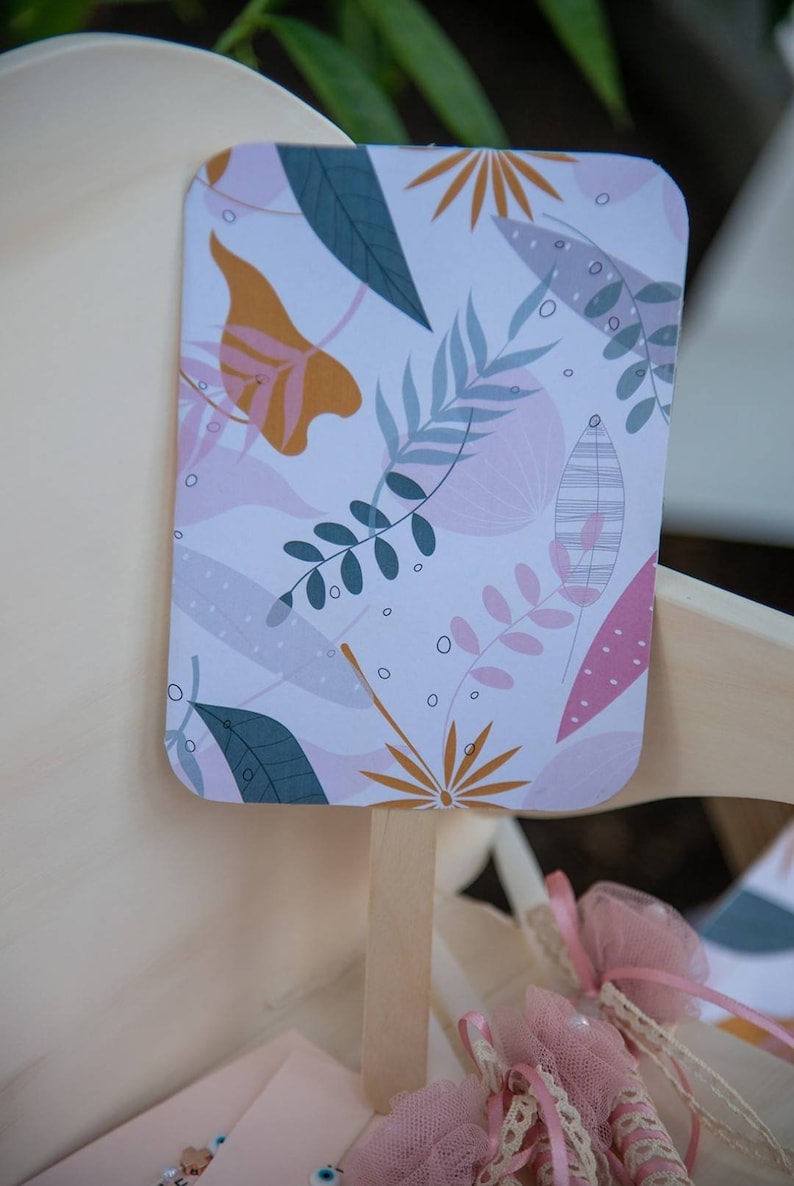 Lot of 10 Paper Fans for Wedding / Christening / Events - Etsy