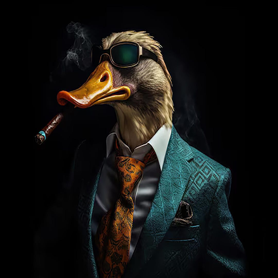 Mallard Duck Duck Hunting PNG, Mallard Duck Smoking PNG, Digital ...