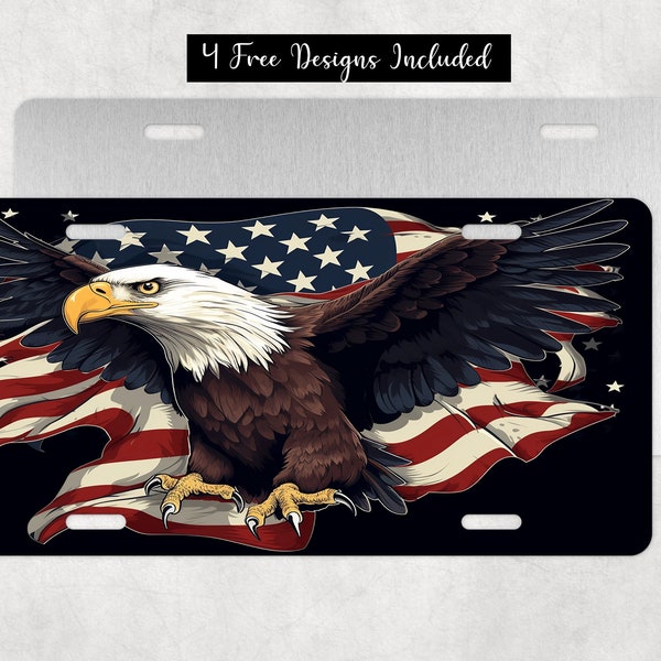 Bald Eagle License Plate - Etsy