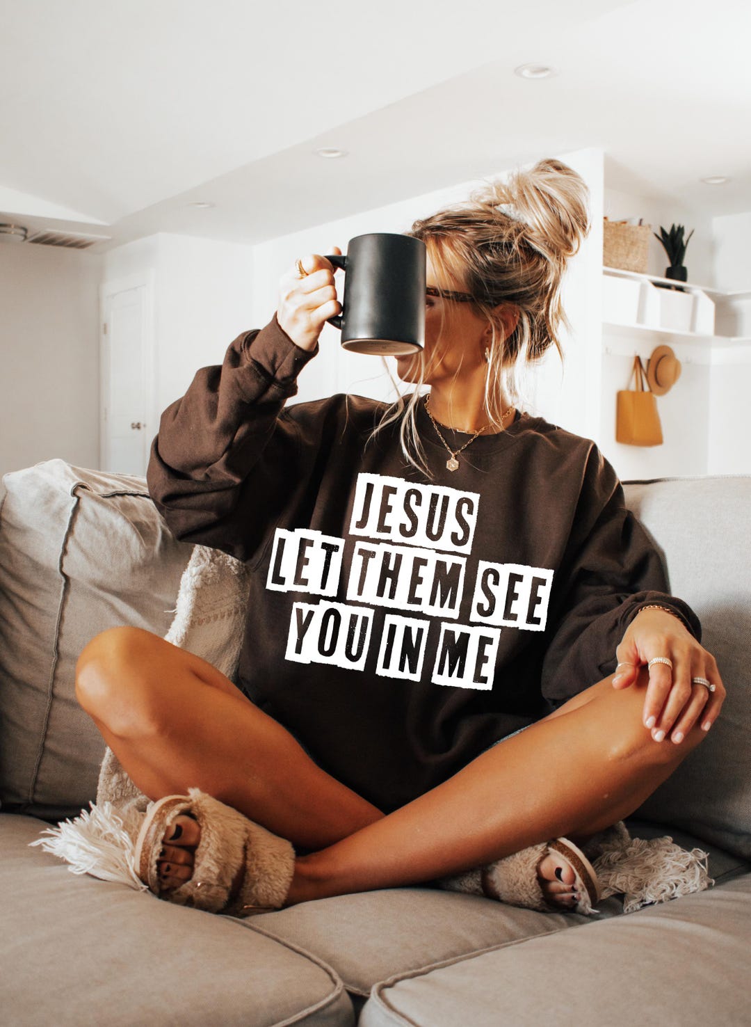 Christian Bible Verse Shirt File, Jesus Let Them See You in Me PNG SVG ...