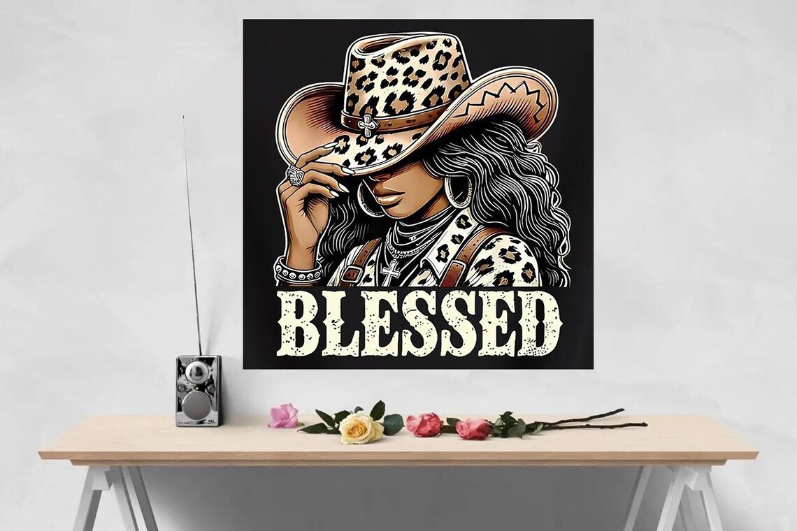 Blessed Black Woman PNG, Digital Download - Etsy