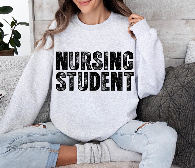 Nursing Student Vintage PNG, Retro Distressed Design, Shirt File ...