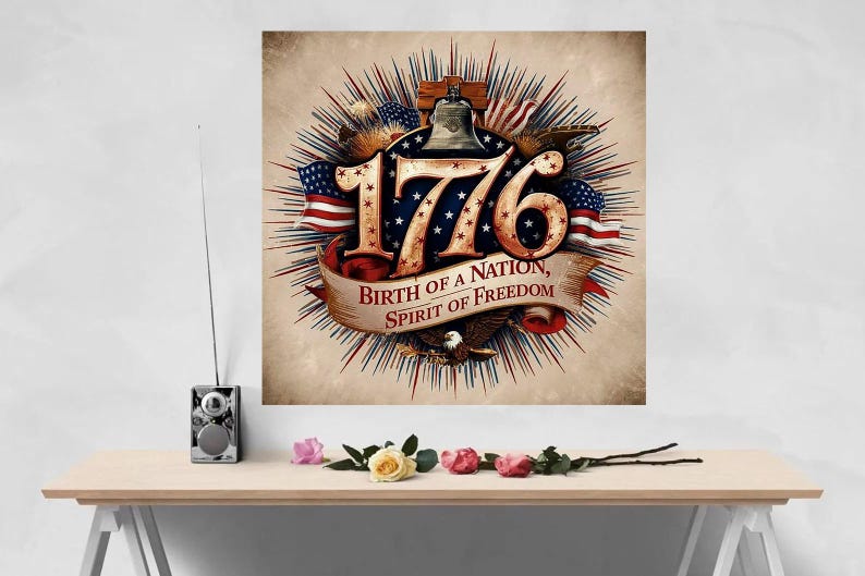 250 Years of Freedom PNG, USA Birthday 4th July, 1776 - 2026 ,digital ...