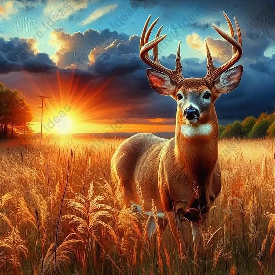 Bug Sunset Landscape PNG, Digital Download (4000x4000 Px) - Etsy