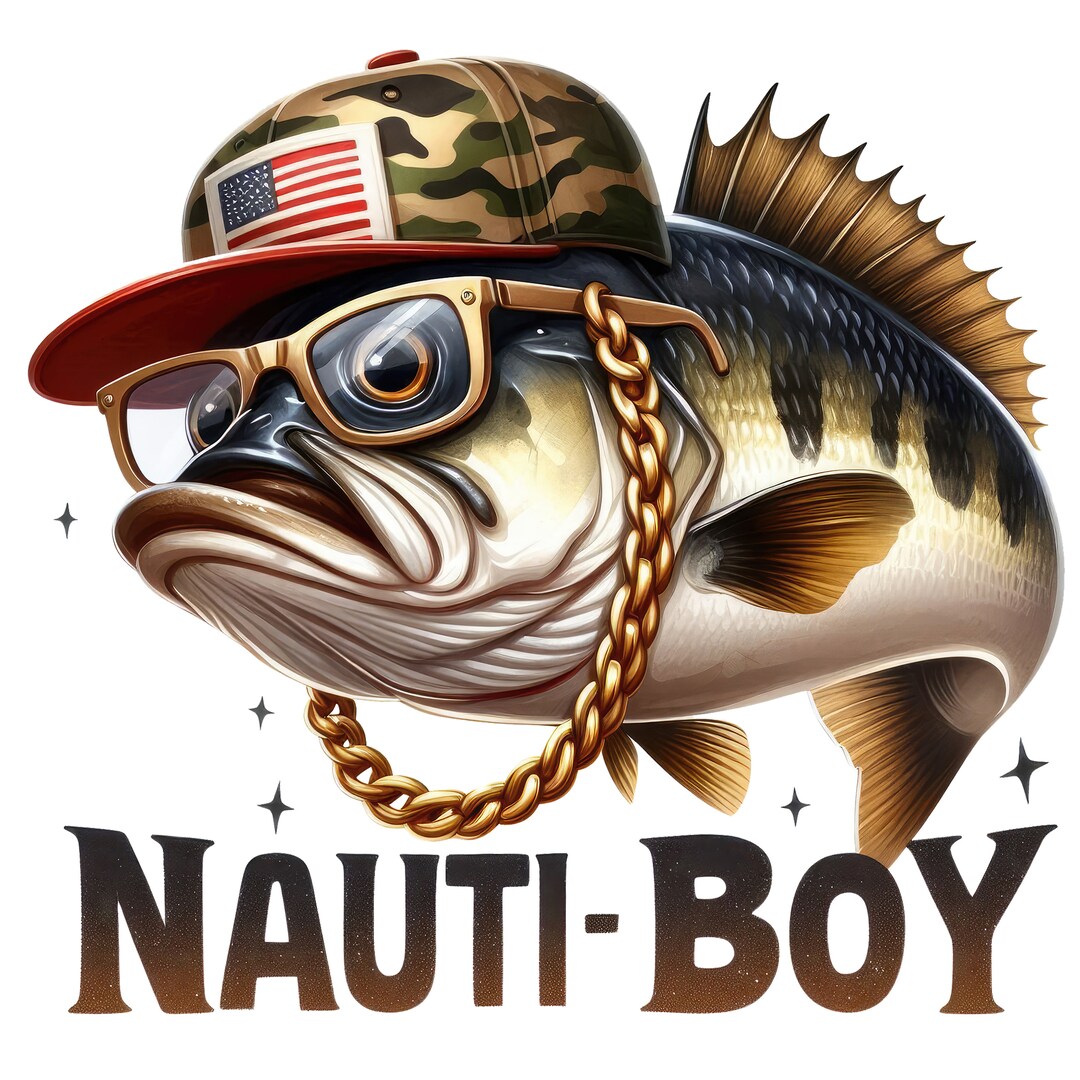 Bass Fish PNG, Bass Fishing PNG, Digital Download Ready to Print for T ...