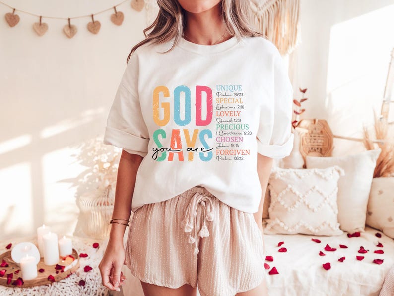 God Say's You Are PNG, Transparent Background Digital Download - Etsy