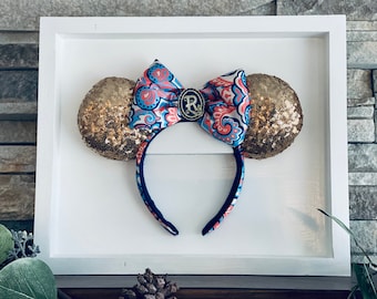 Disney Inspired Mouse Ears Frame With Holder for Ears Holds 1, 2, or 3 ...