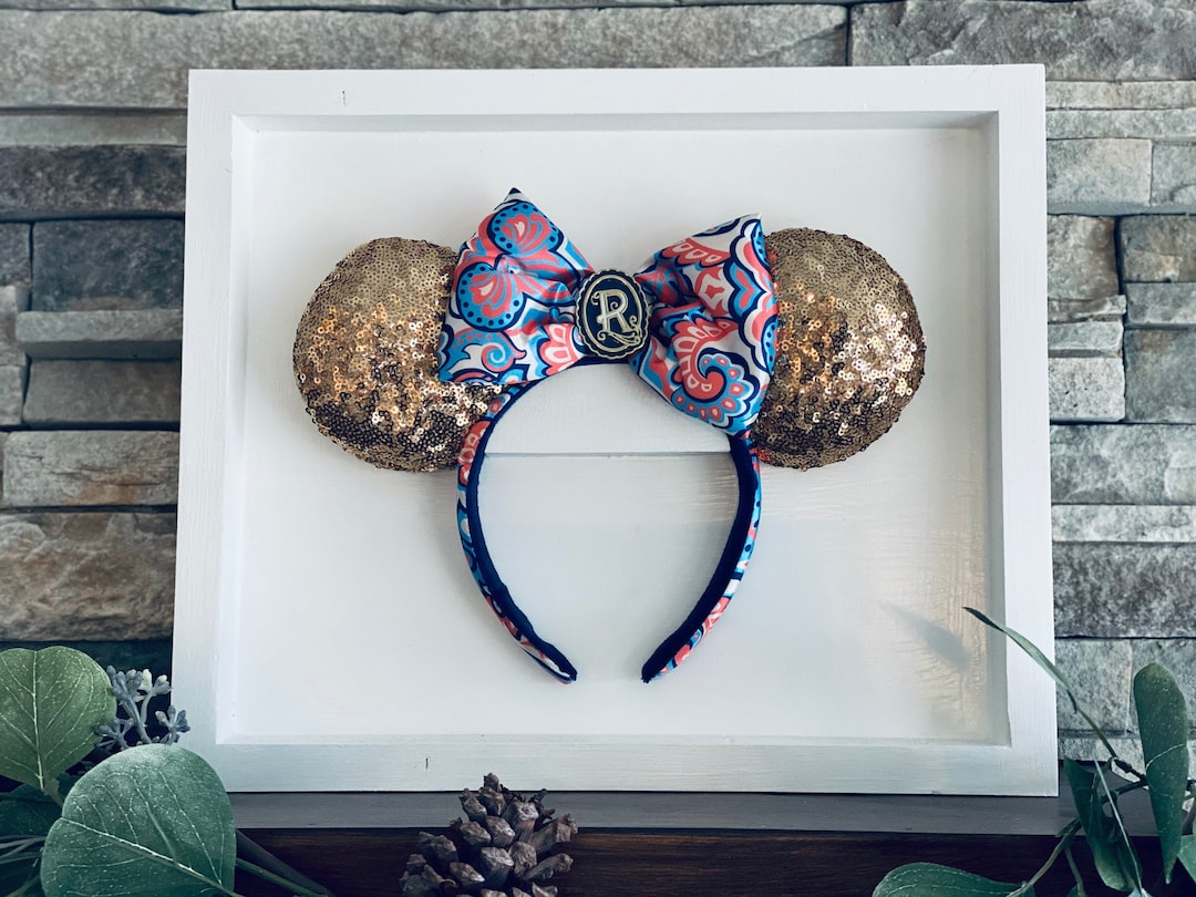 Disney Inspired Mouse Ears Frame With Holder for Ears - Single - Etsy