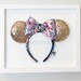 Disney Inspired Mouse Ears Frame With Holder for Ears Single - Etsy