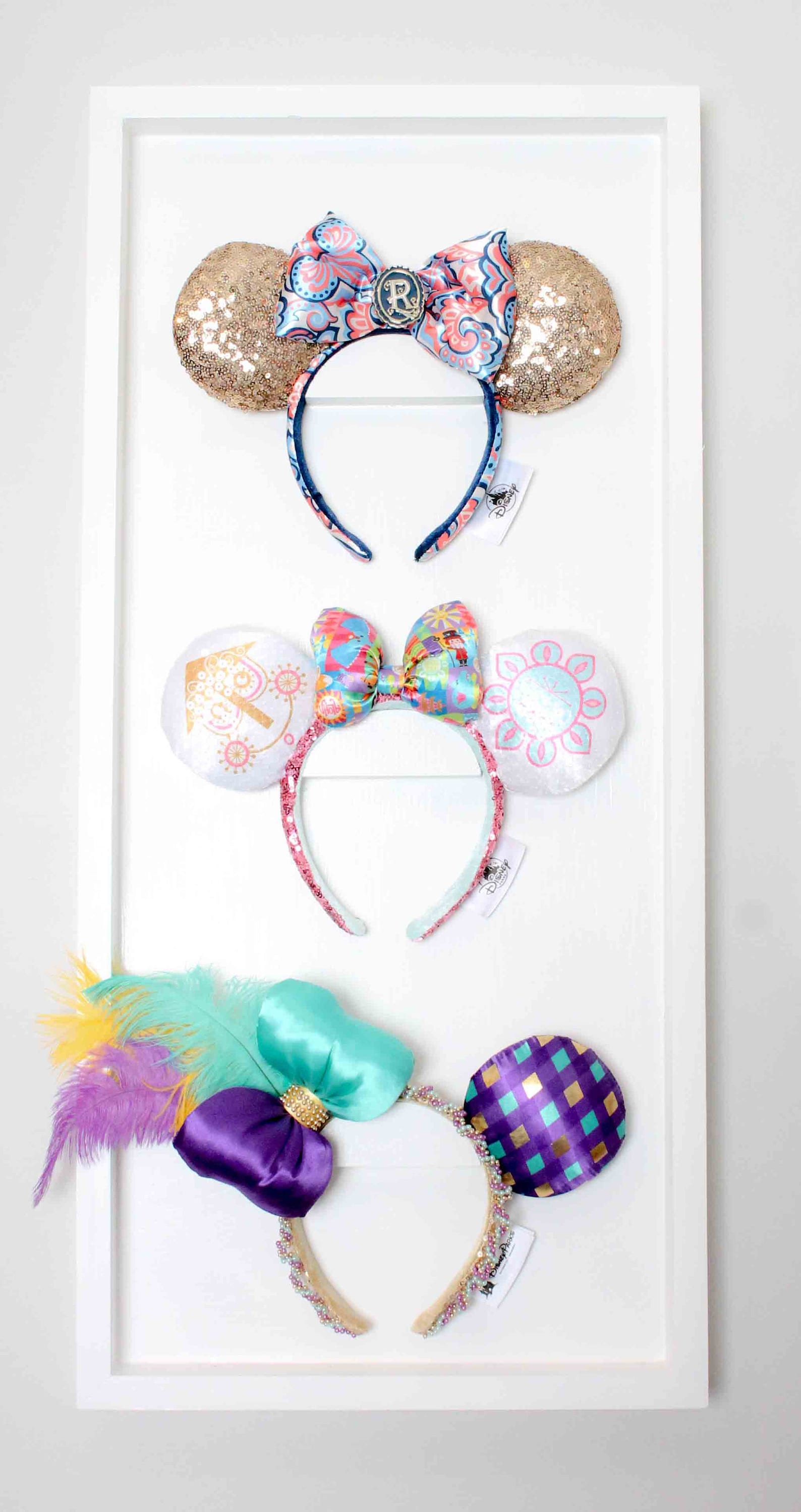 Disney Inspired Mouse Ears Frame With Holder for Ears Holds - Etsy
