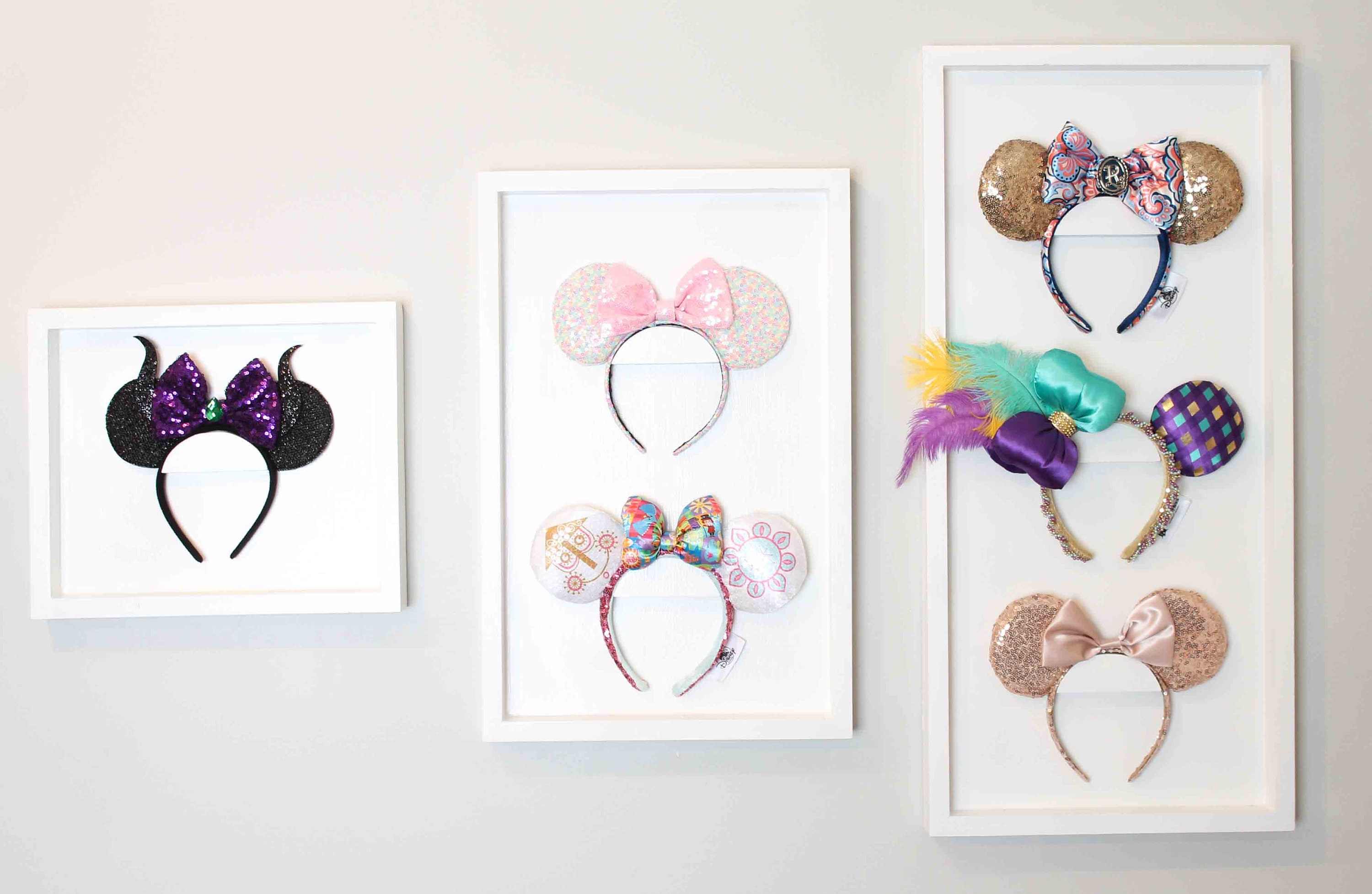 Disney Inspired Mouse Ears Frame With Holder for Ears - Single - Etsy