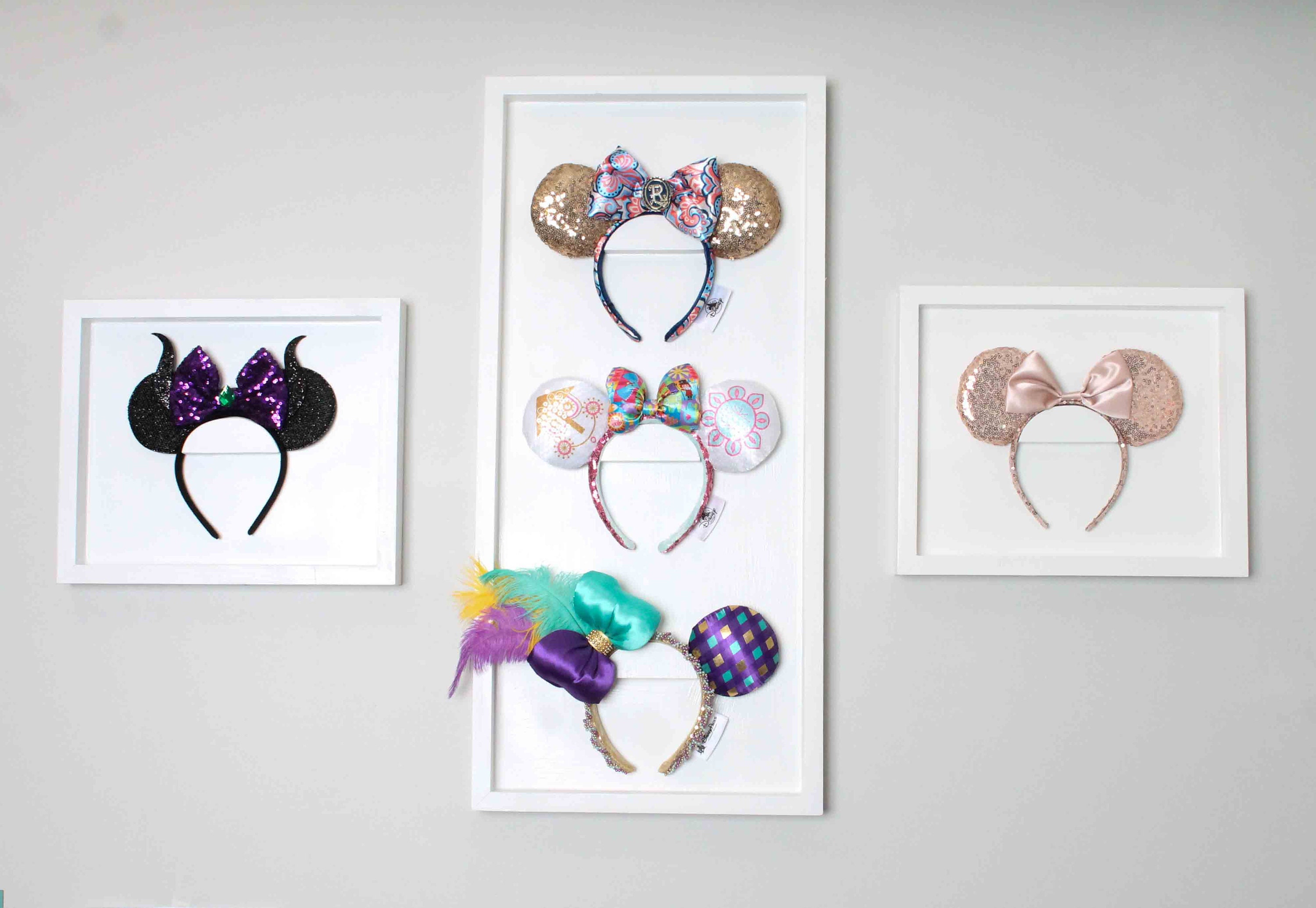 Disney Inspired Mouse Ears Frame With Holder for Ears Holds - Etsy