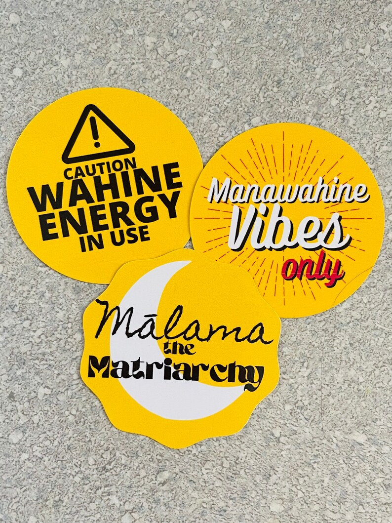 Manawahine Sticker Pack Wahine Sticker Pack Strong Women - Etsy