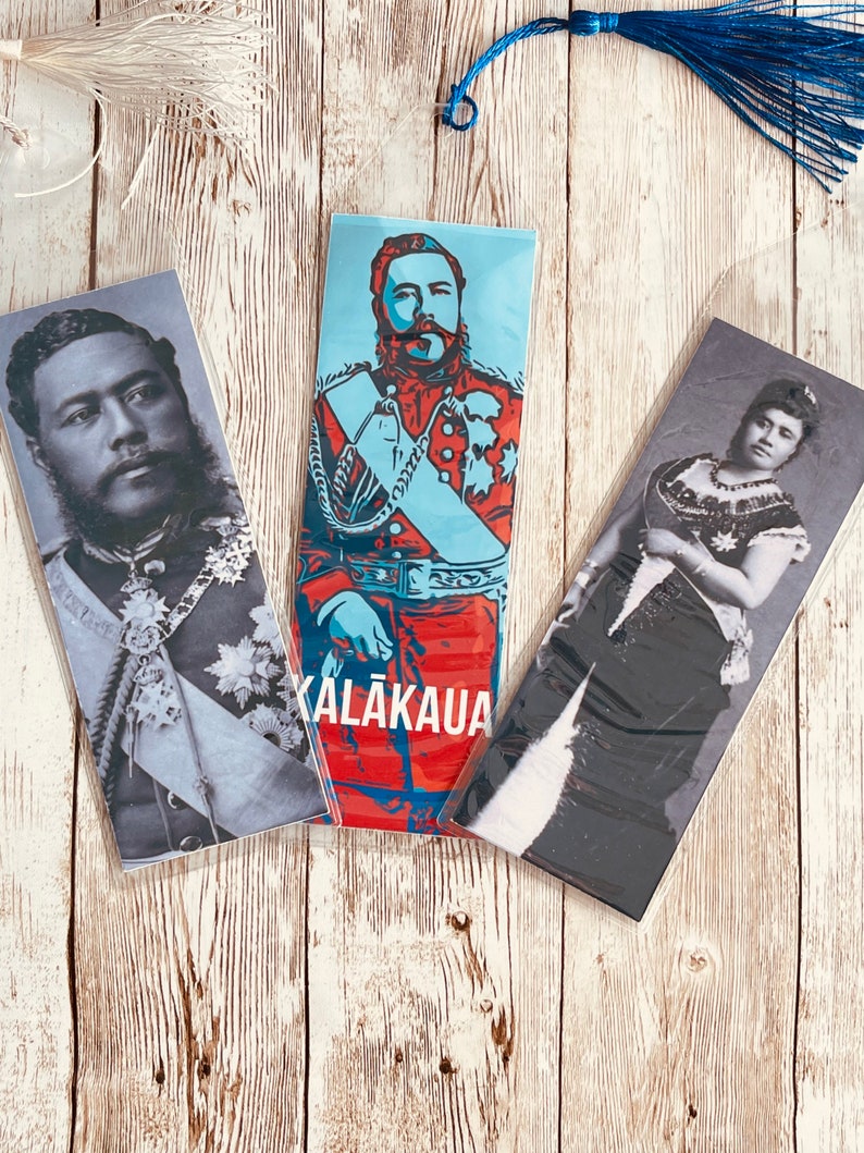 Hawaiian Bookmark Hawaiian Book Marker Hawaiian Royalty | Etsy
