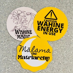 Manawahine Sticker Pack Wahine Sticker Pack Strong Women - Etsy