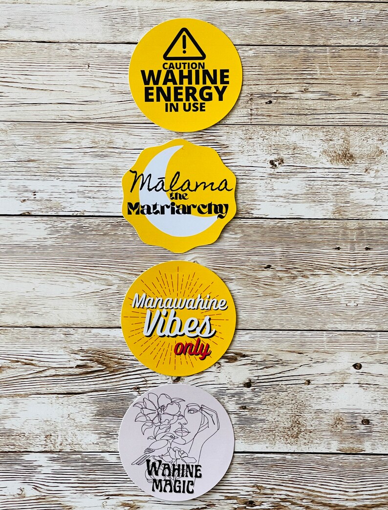 Manawahine Sticker Pack Wahine Sticker Pack Strong Women - Etsy