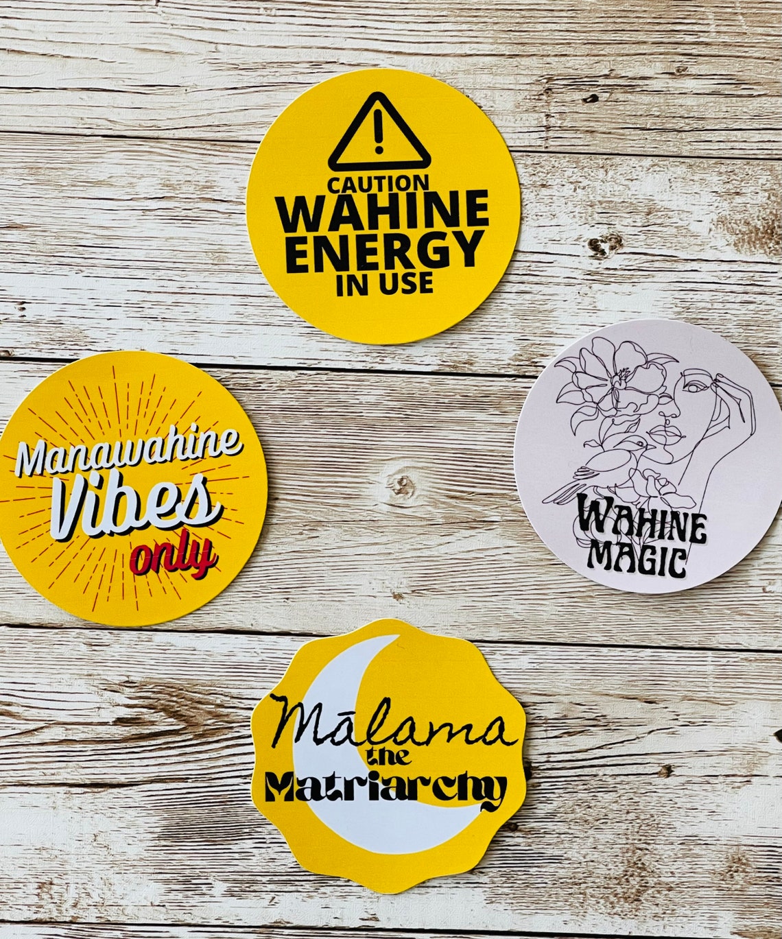 Manawahine Sticker Pack Wahine Sticker Pack Strong Women - Etsy