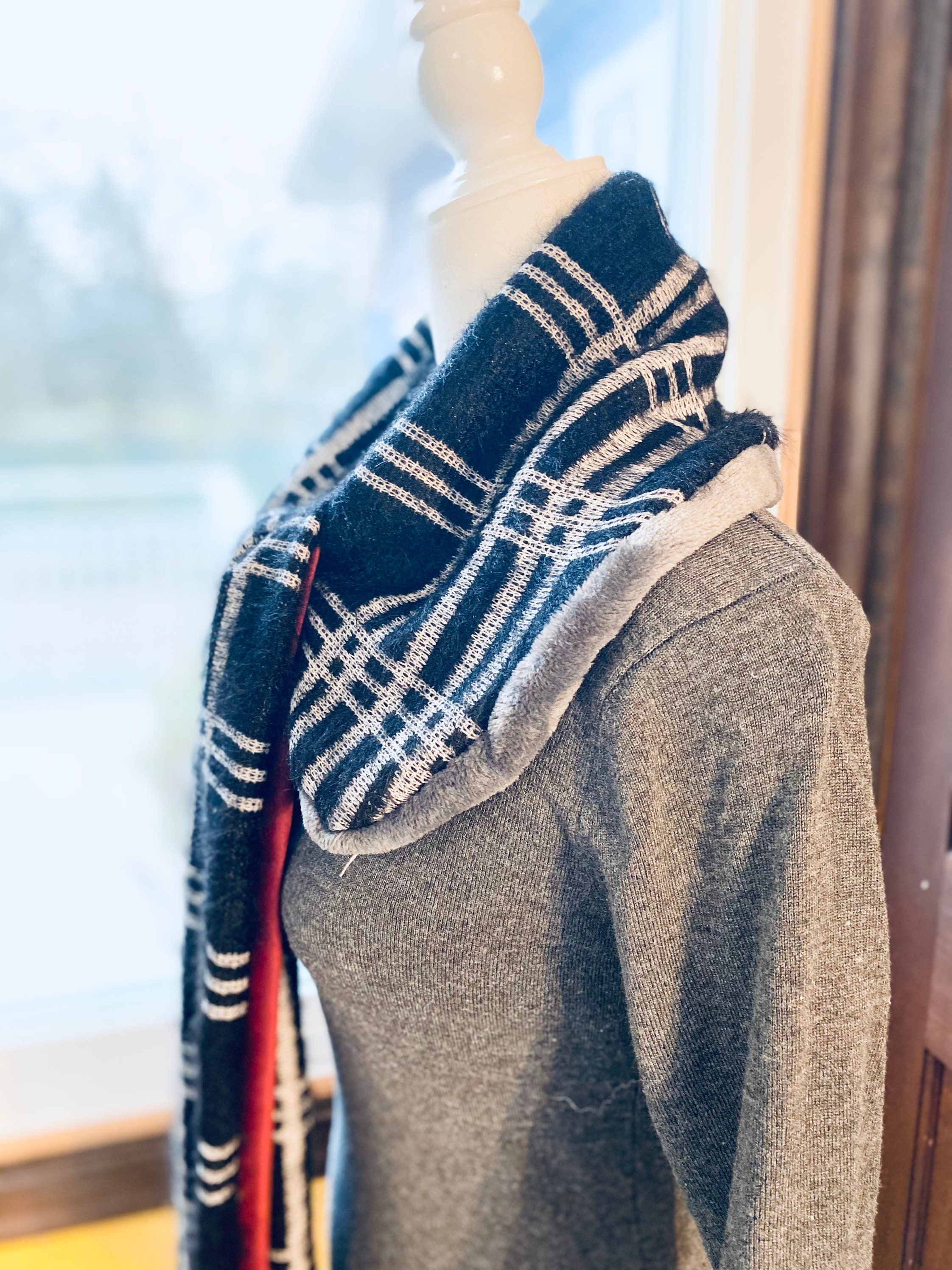 DIY -EASY- Project for Beginner-pdf Queen Collar Scarf Pattern-winter ...