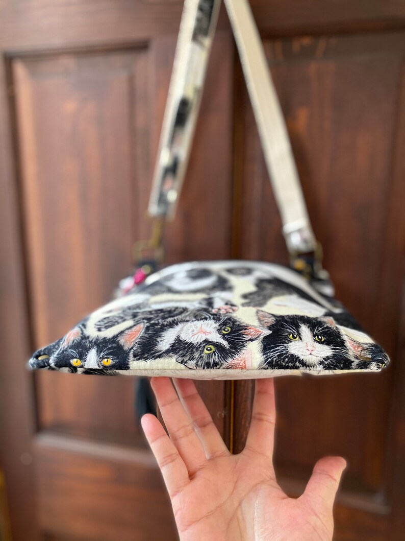 DUO ZIPPERS Cross Body Bag PDF Pattern handmade Project for | Etsy