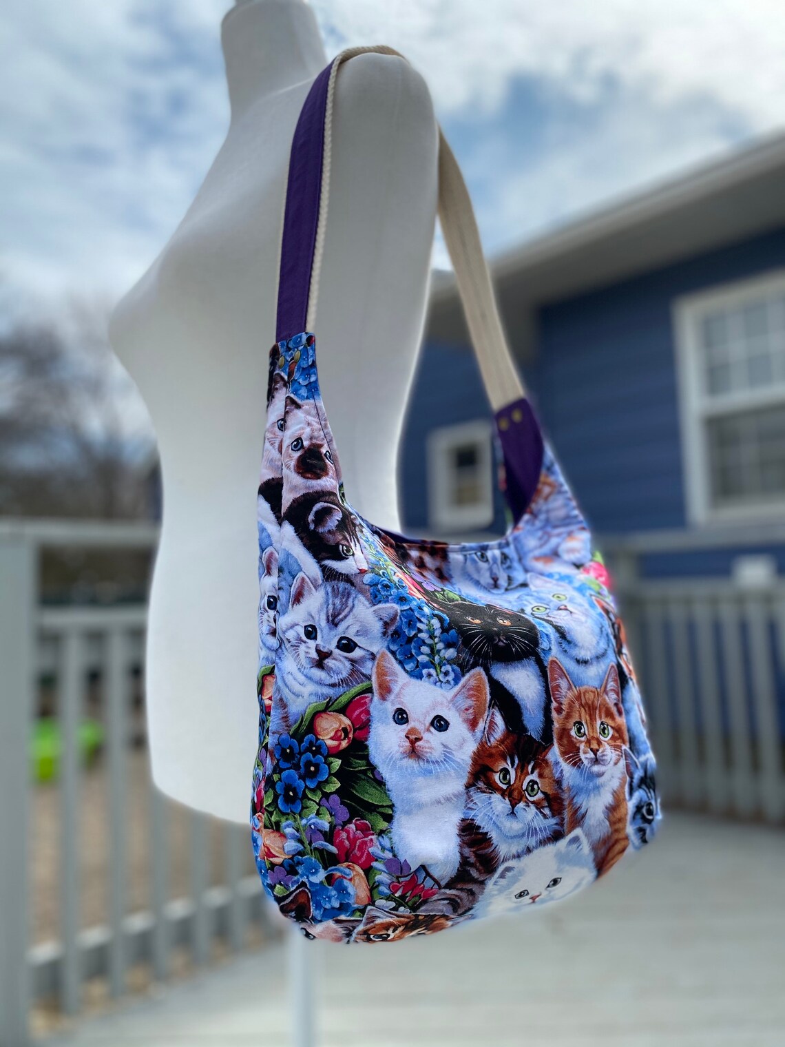PDF My First Slouchy BOHO Bag -diy-pattern and Colorful Instruction ...