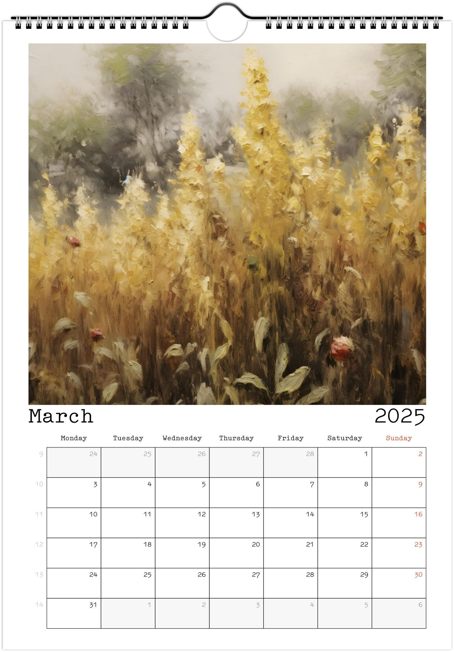 Vintage Farm Scenes Wall Calendars 2025 (US & Canada) / Rustic ...