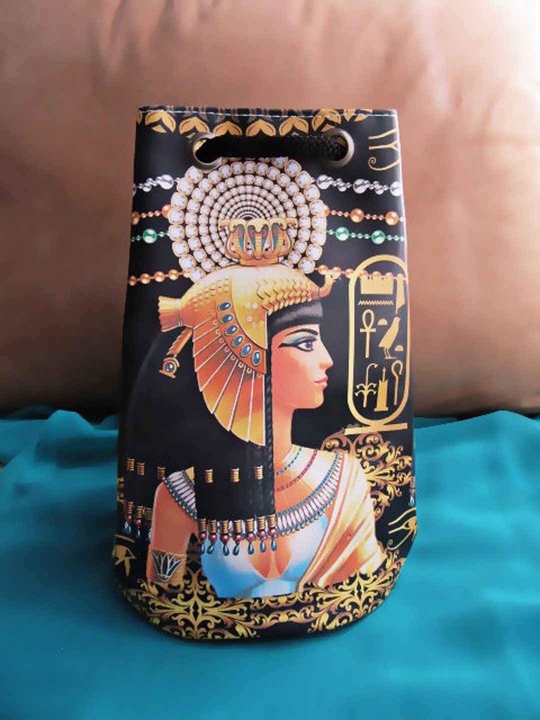 Small Egyptian Queen Cleopatra Backpack, Egyptian Casual Bag ...