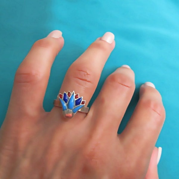 Lotus Ring - Etsy