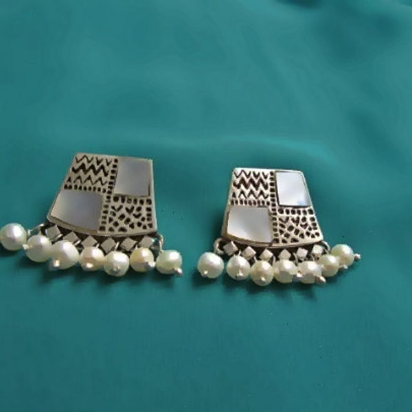 Arabic Pearl Earrings - Etsy