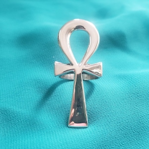 Large Large Ankh Ring, Big Ankh Ring, Supersized Ankh Ring, Egyptian ...