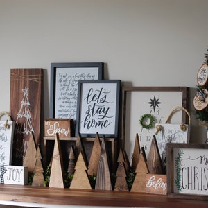 Assorted Wooden Trees - Etsy
