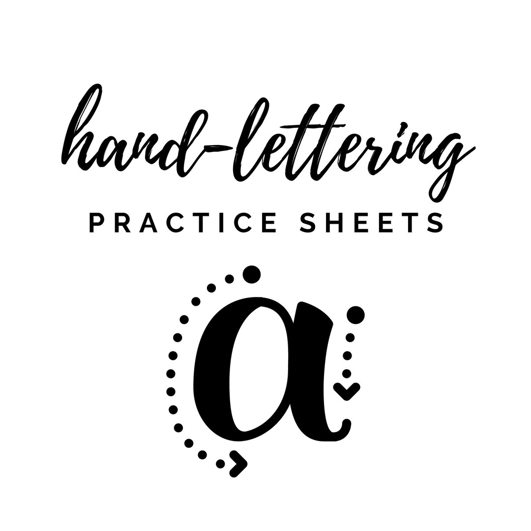 Hand-letter Printable Download Practice Sheets - Etsy