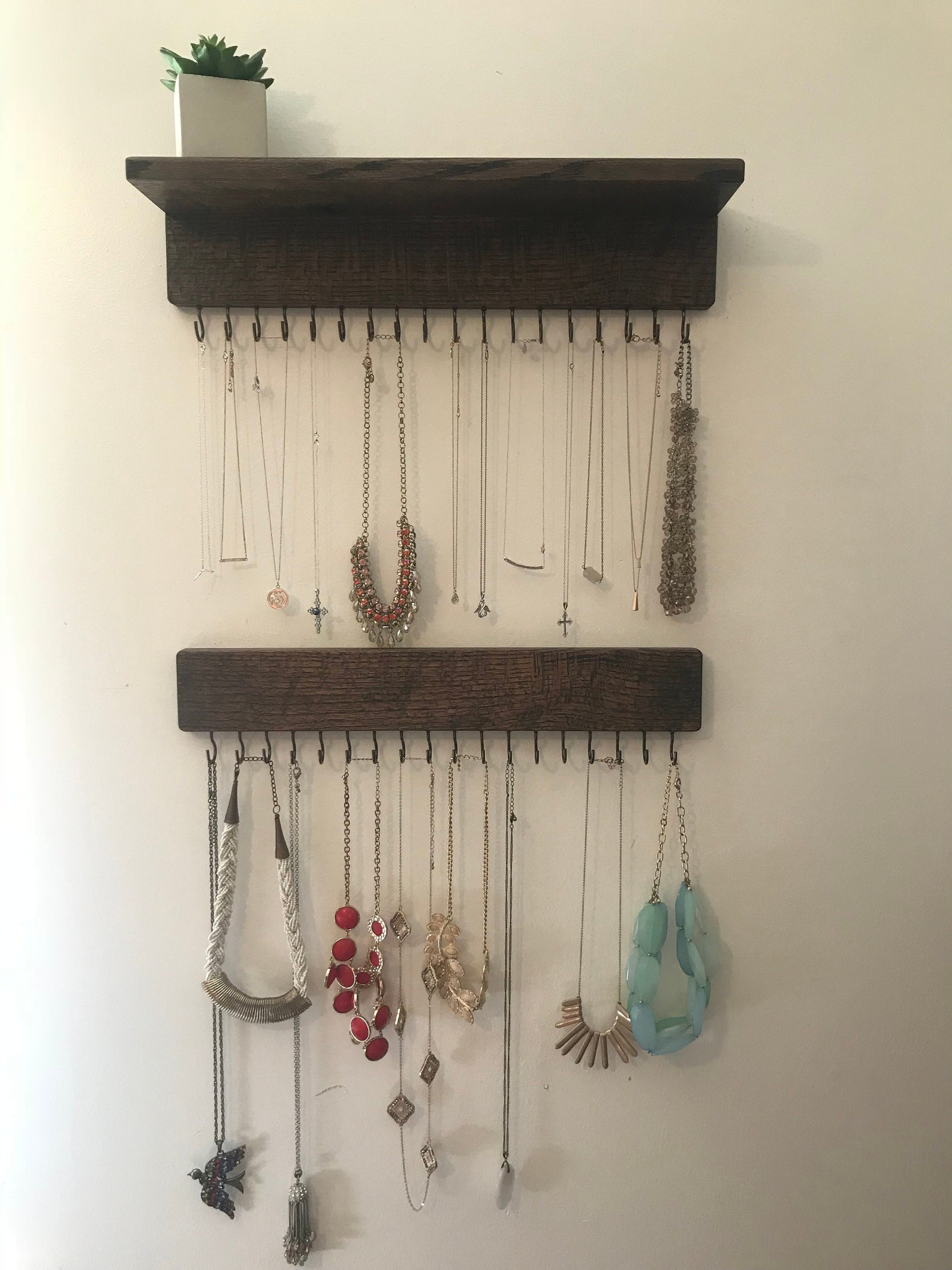 Necklace Rack and Shelf | Etsy