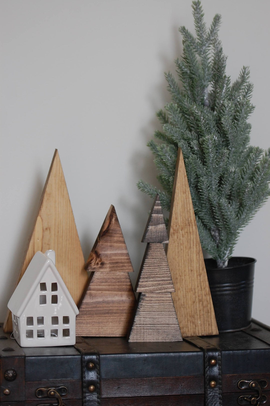 Assorted Wooden Trees - Etsy