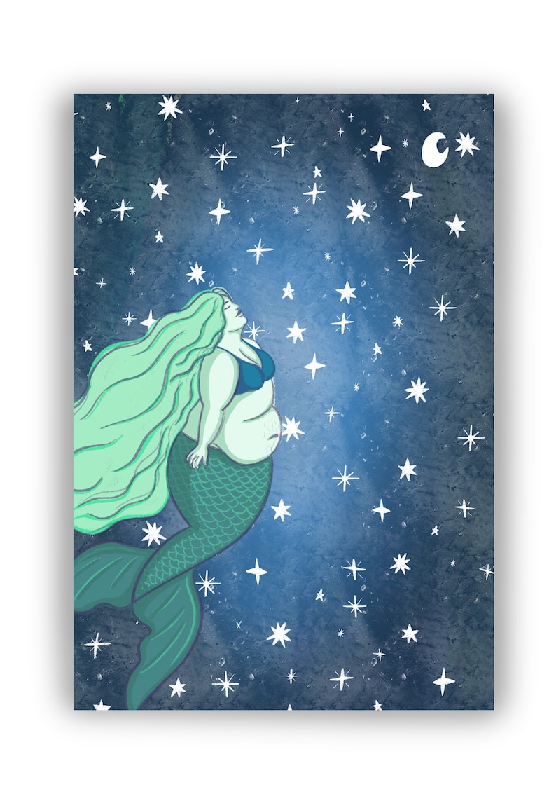 Sky Mermaid Digital Download | Etsy