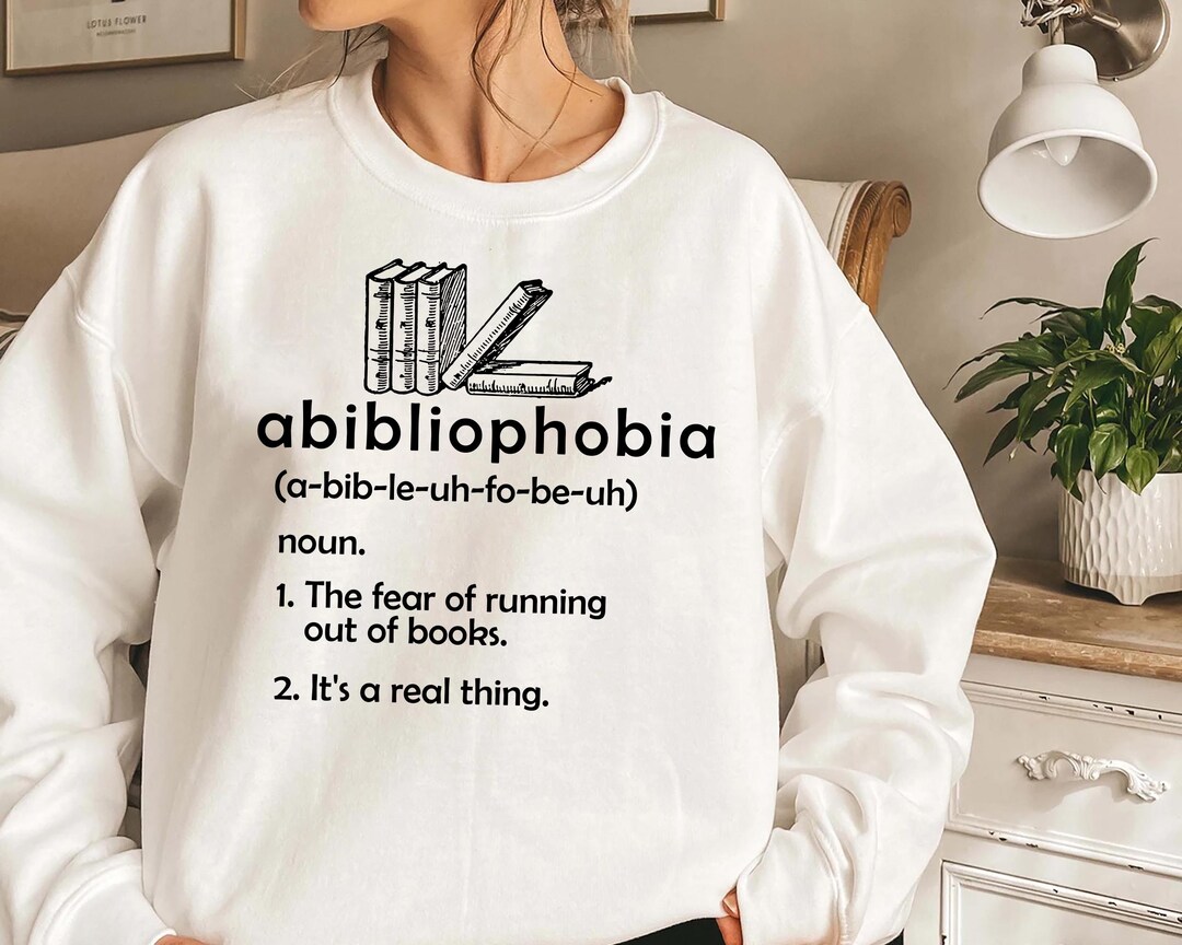 Abibliophobia SVG PNG EPS File, Reading, Gift for Teachers, Gift for ...