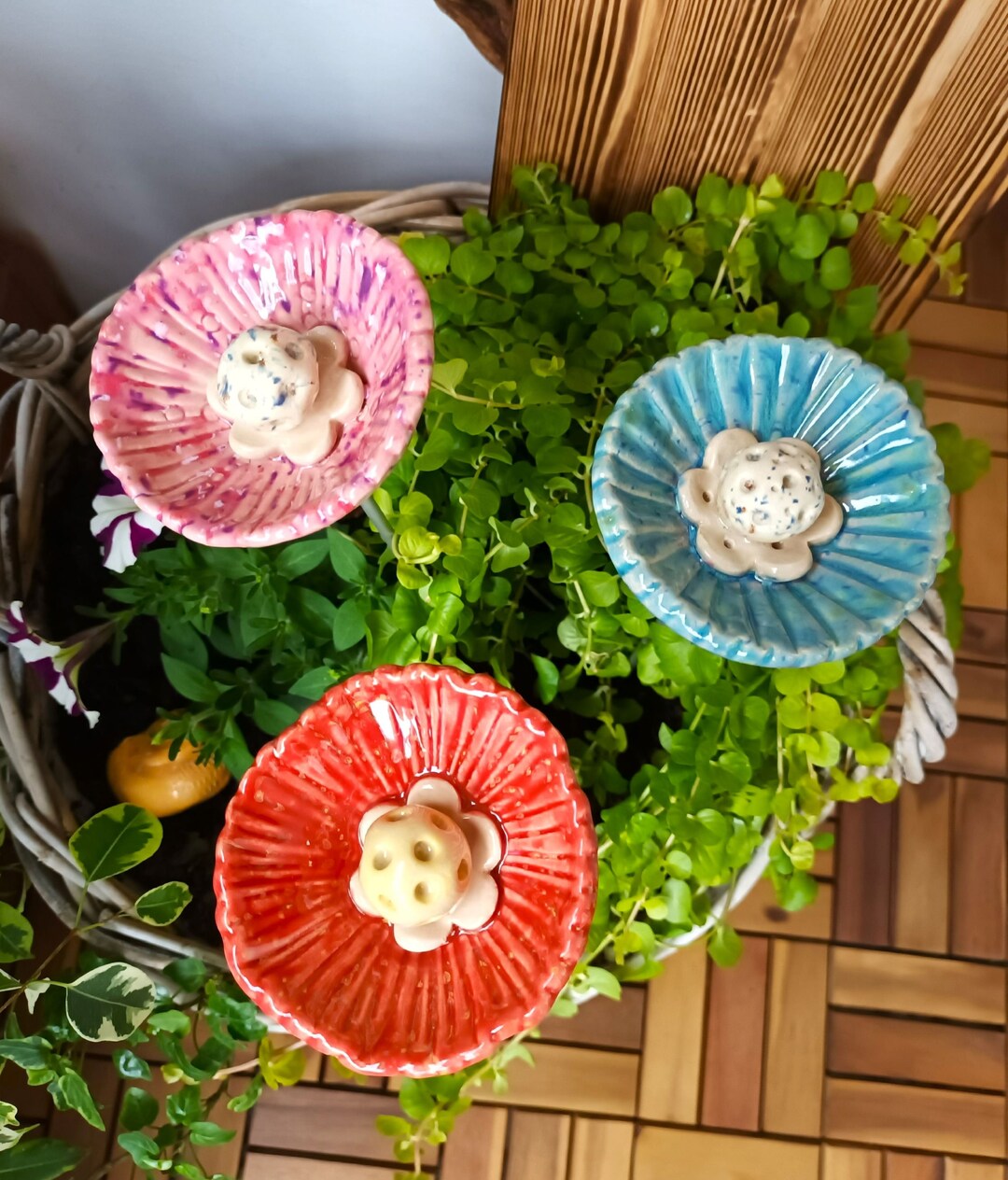 Water Troughs for Bees, Set of 3, Ceramic Handmade - Etsy